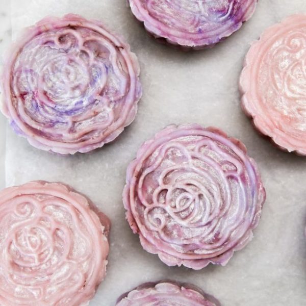 Taro Coconut Snowy Mooncakes - Constellation Inspiration