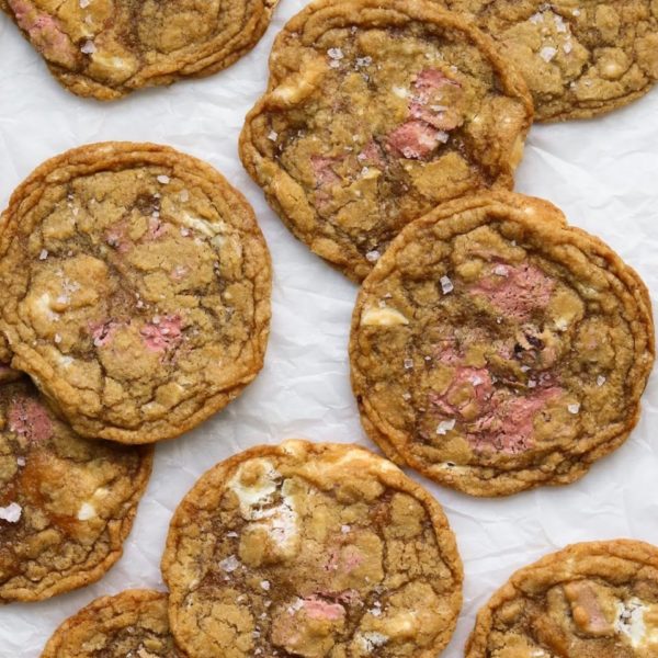 Ruby and White Chocolate Chunk Cookies - Constellation Inspiration