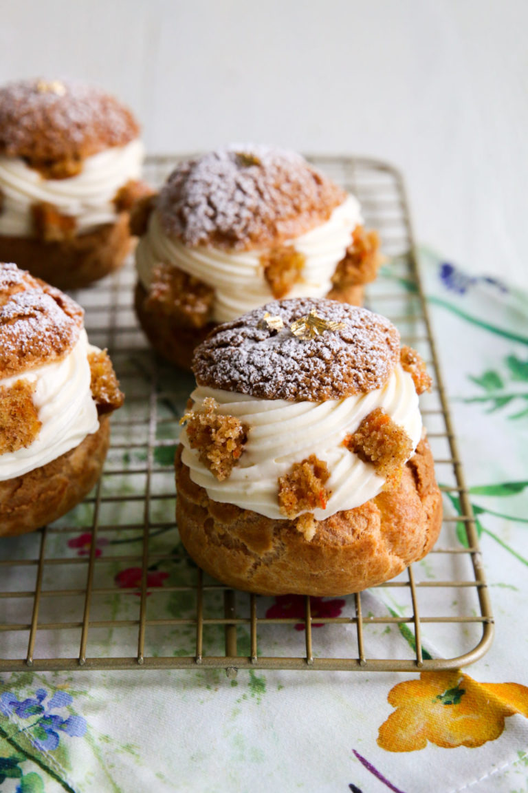 Carrot Cake Cream Puffs & How To Plan the Perfect Easter Afternoon Tea ...