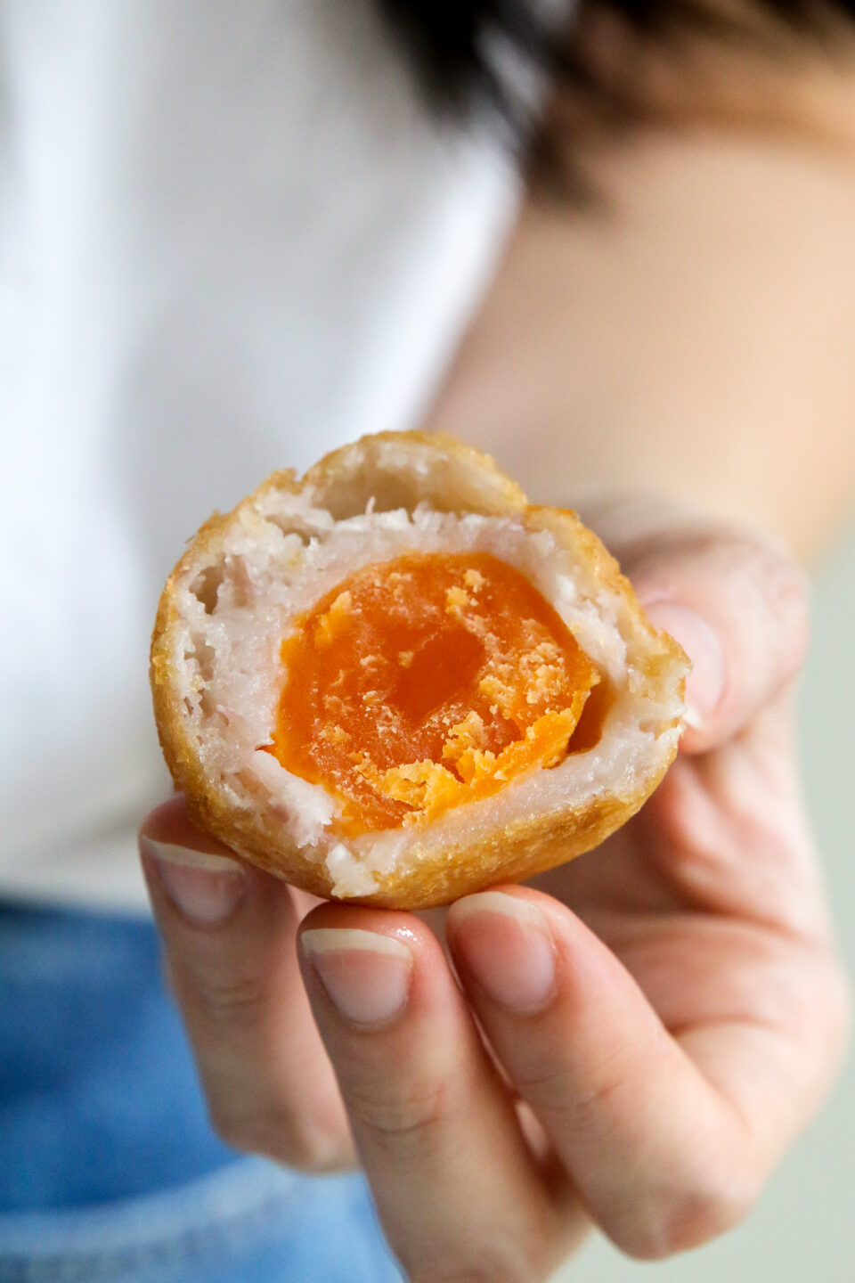 Fried Taro Balls with Salted Egg Yolk (Night Market-Style ...