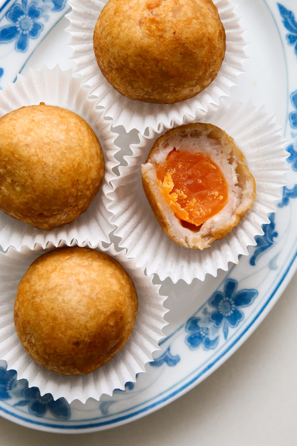 Fried Taro Balls with Salted Egg Yolk (Night Market-Style ...