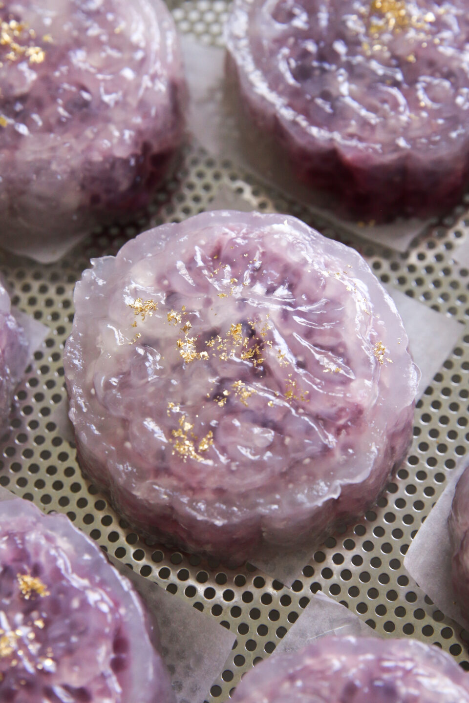 Taro Sago Crystal Mooncakes - Constellation Inspiration