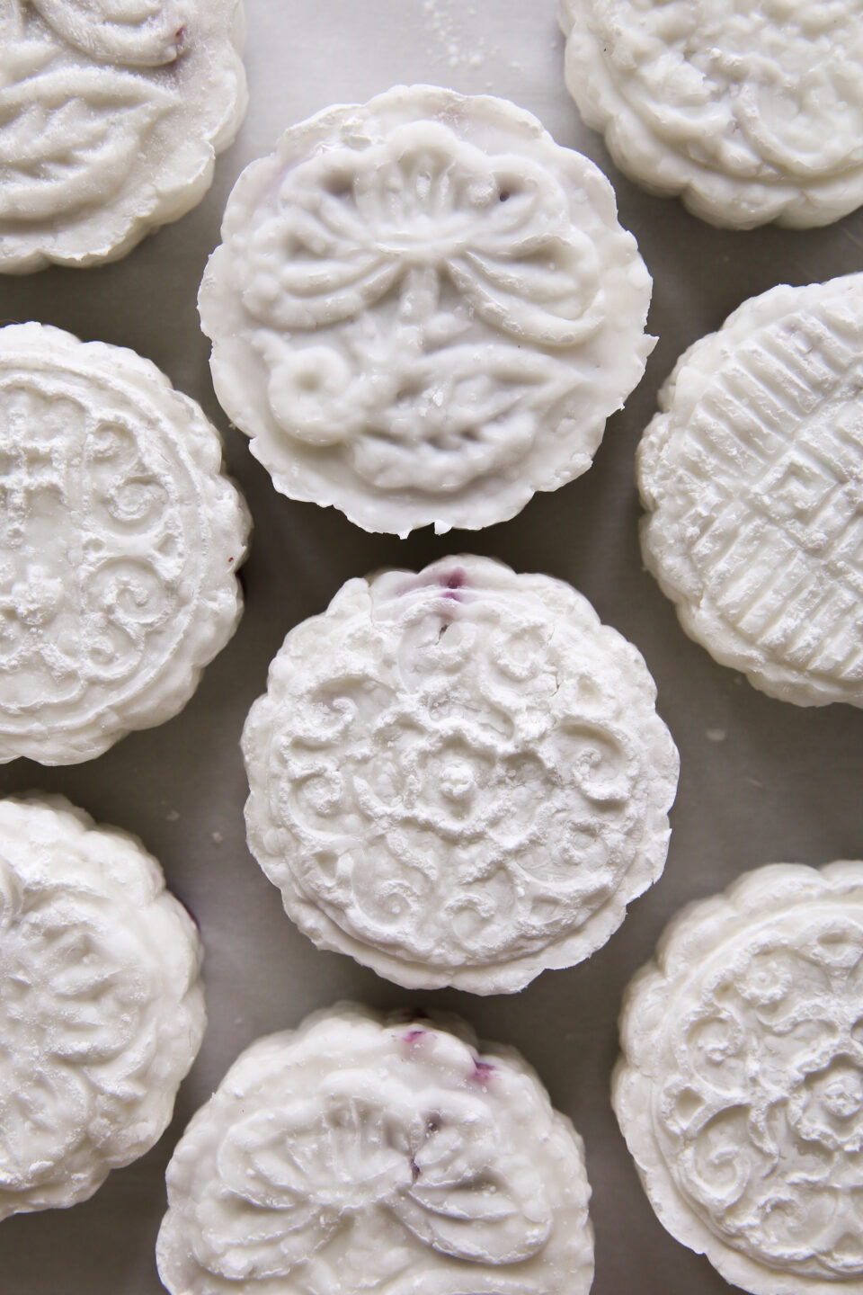 Taro Sago Crystal Mooncakes - Constellation Inspiration