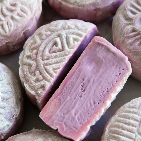 Ube Ice Cream Mooncakes - Constellation Inspiration