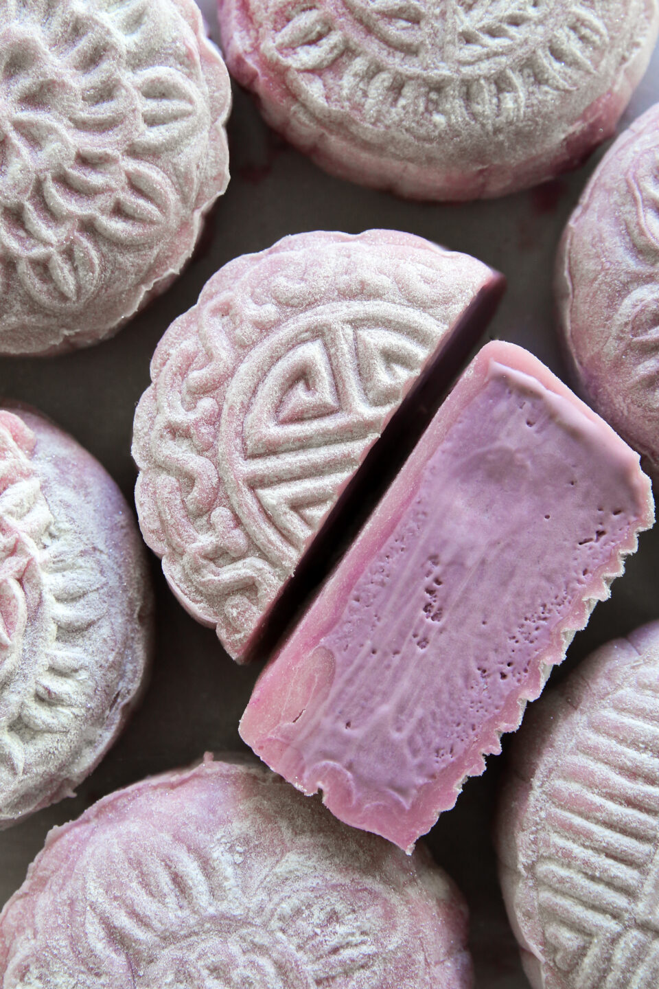 Ube Ice Cream Mooncakes - Constellation Inspiration